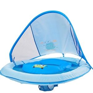 Amazon | Swim | Swimways Baby Spring Float Sun Canopy Blue Sea Monster ...